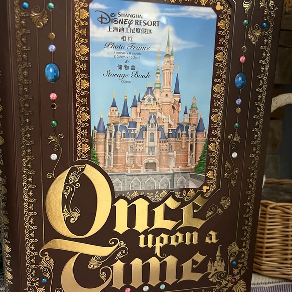Disney | Accents | Nwt Disney Photo Storage Book Cinderella Castle Once ...
